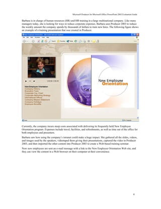 Microsoft Producer for Microsoft Office PowerPoint 2003 Evaluation ...