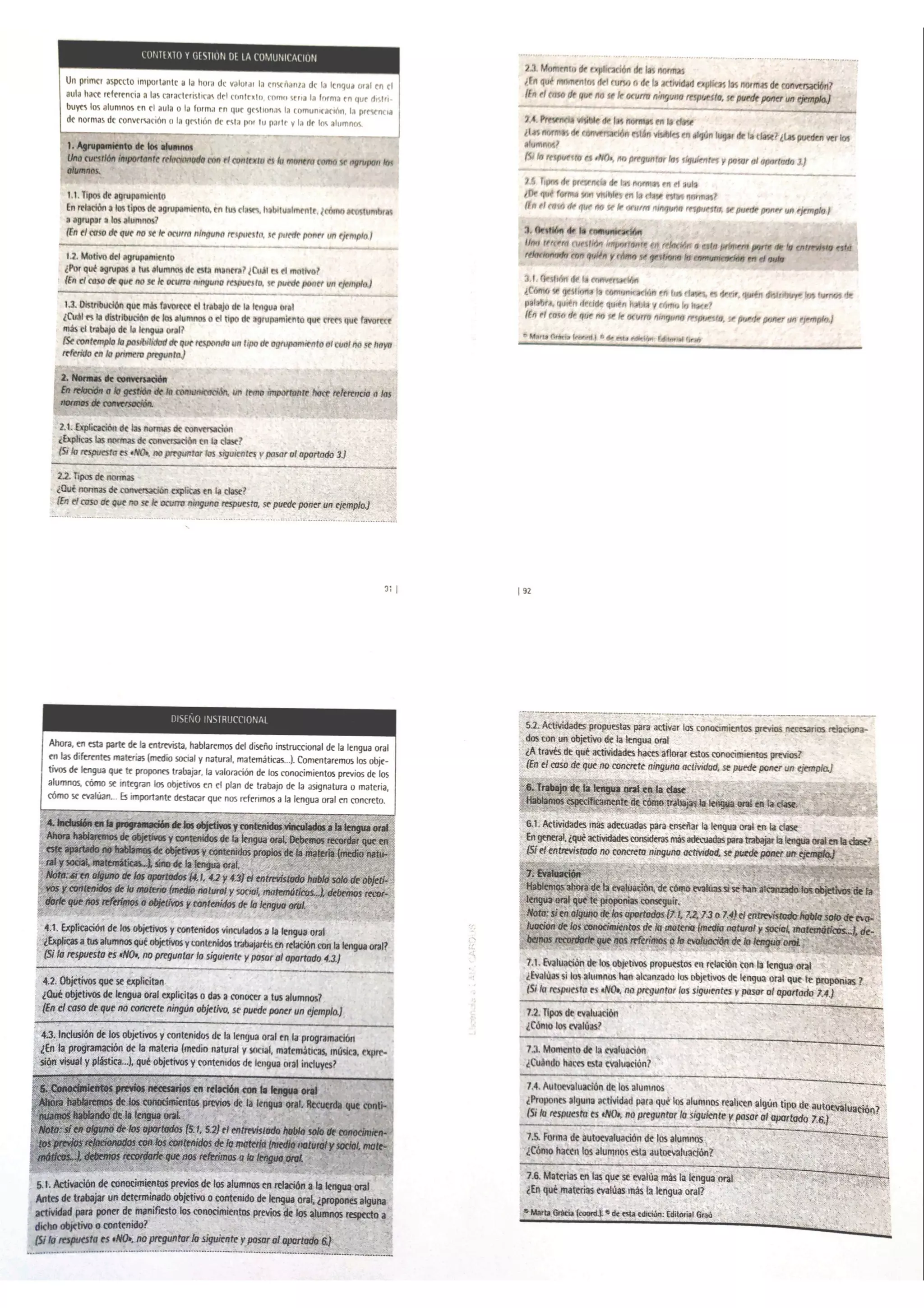 Exemple de resultats. Test EVALOE. | PDF