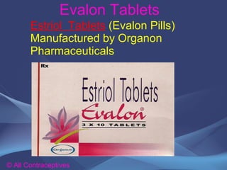 Evalon (Estriol Tablets) | PPT