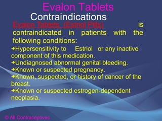 Evalon (Estriol Tablets) | PPT