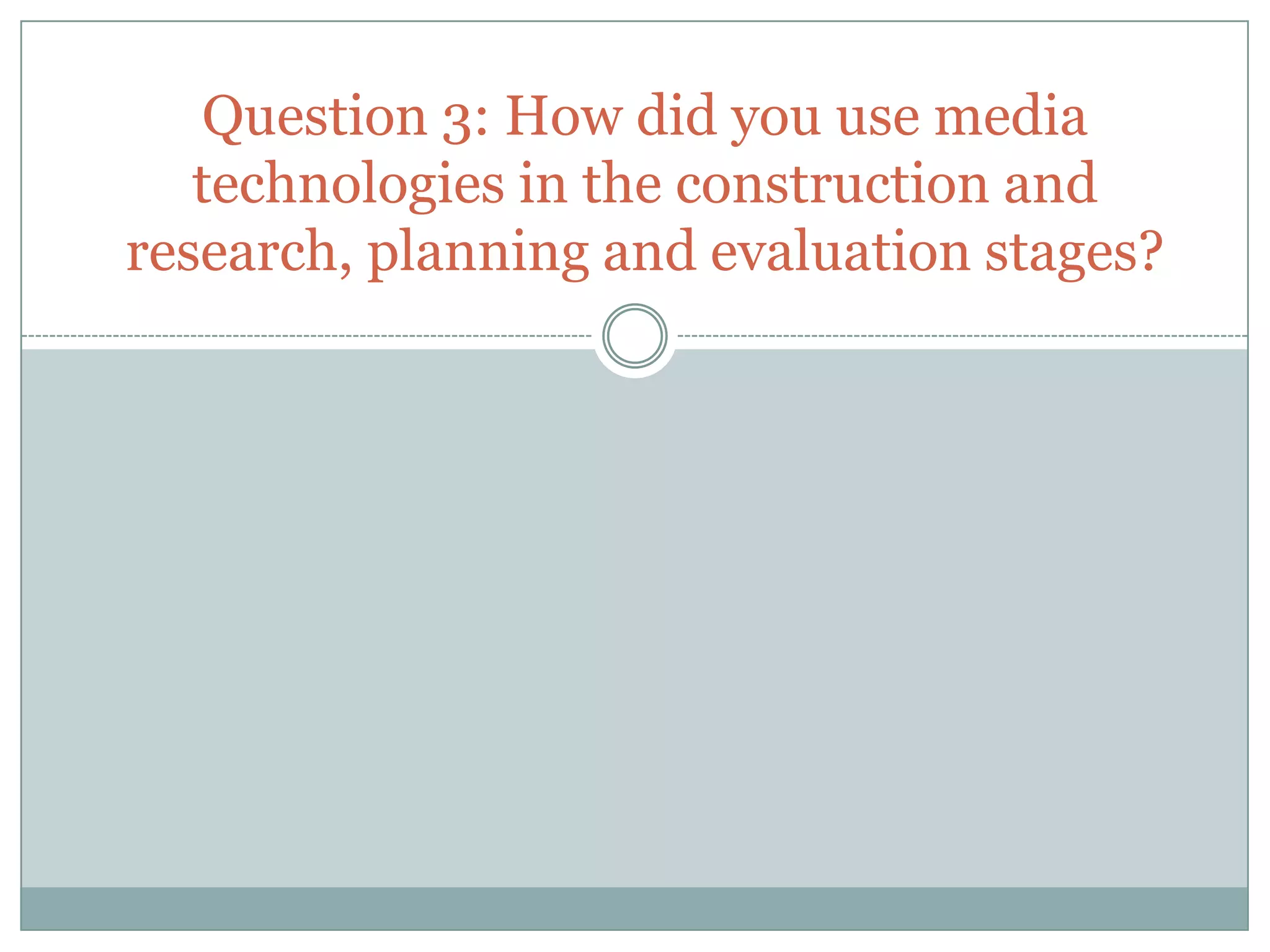 media a2 evaluation Q3 | PPTX | Photo Editing Software | Computer Software and Applications