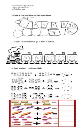 Evaluacion 1 año | DOCX