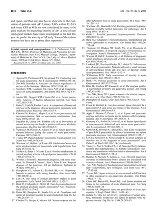 Evaluación de-laboratorio-en-pancreatitis-2002 | PDF