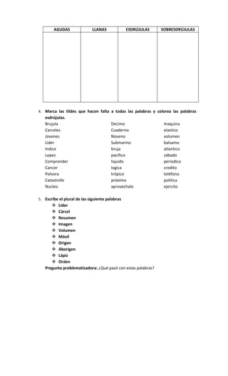 Evaluación acento | DOC