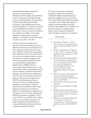 Evaluación de la superficie corporal quemada en pacientes del hospital ...