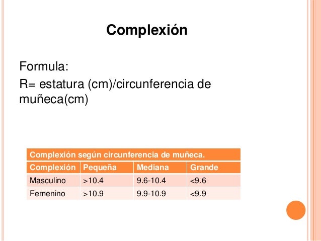 MEDIDA ANTROPOMETRICA