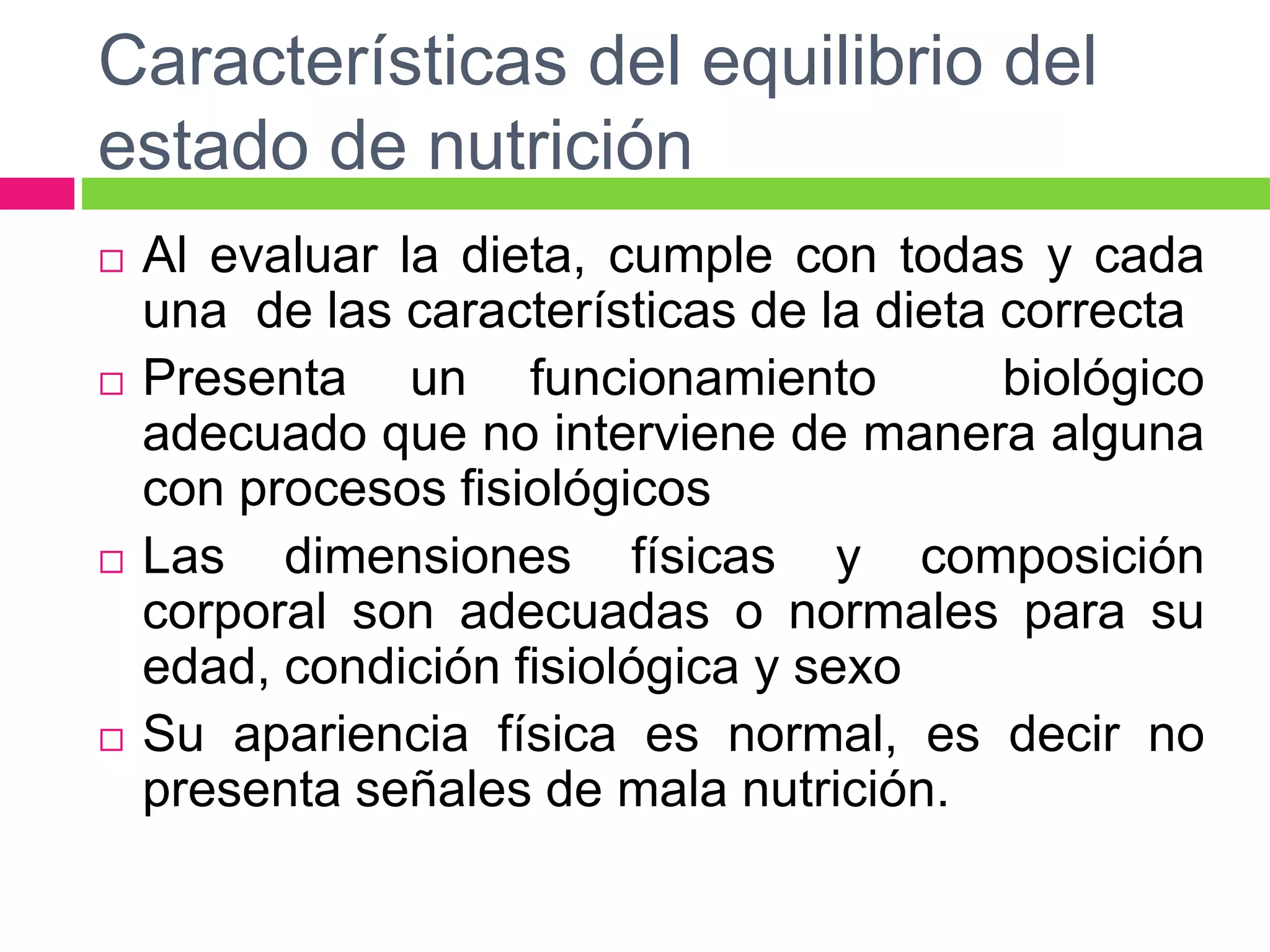 Evaluación del estado de nutrición | PPTX