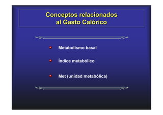 Evaluación del gasto calórico | PDF