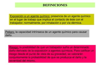 Peligros Quimicos En El Lugar De Trabajo