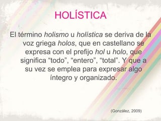 Evaluación holística | PPTX