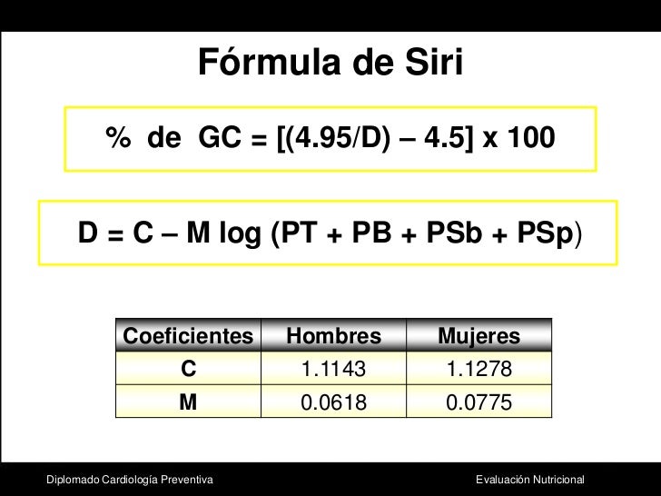 Evaluación nutricional