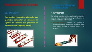 EVALUACIÓN SECUNDARIA A LA VÍCTIMA | PPT