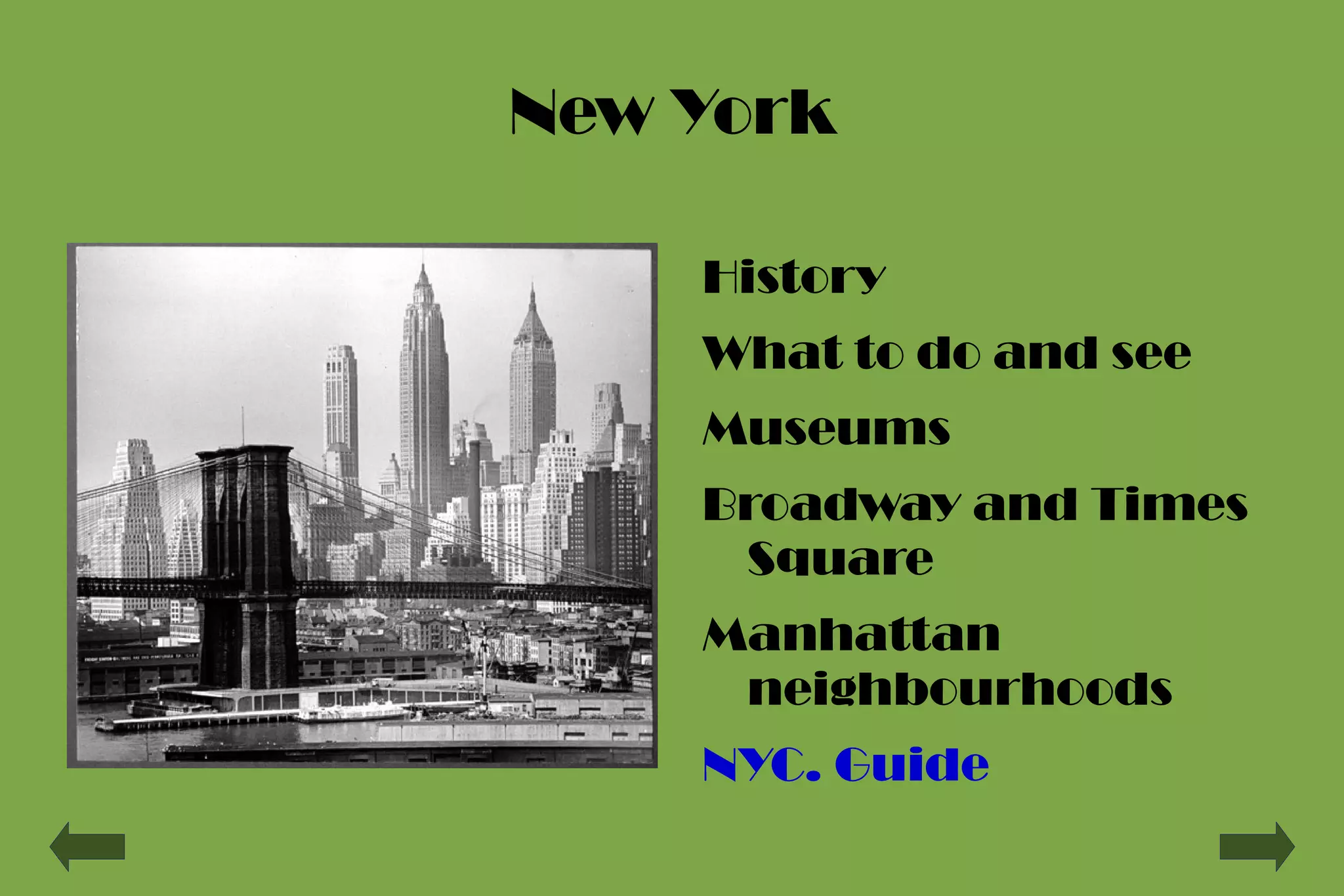 New York | ODP | North America Travel | Travel Locations