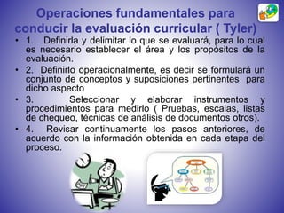 Evaluacion curricular | PPTX