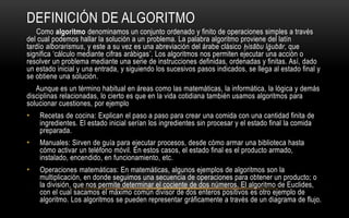 Evaluacion de algoritmo | PPTX | Programming Languages | Computing