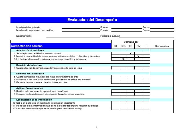 Ejemplo De Cuestionario Para Evaluar El Desempeno Laboral Opciones De ... Ejemplo De Cuestionario Para Evaluar El Desempeno Laboral Opciones De ...