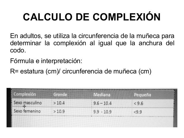 Complexion Fisica