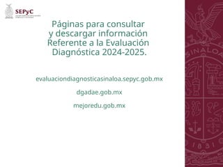 EVALUACION_DIAG 2024-2025_EOE. presentacion power point | PPTX