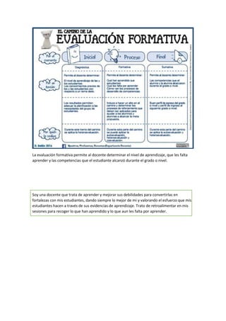EVALUACION FORMATIVA.para estudiantes de cuarto | PDF