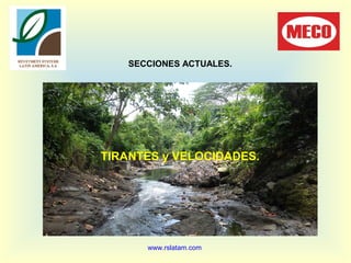 Evaluacion Hidraulica Rio Palomo en San Miguelito, Cerro Batea, Roberto ...