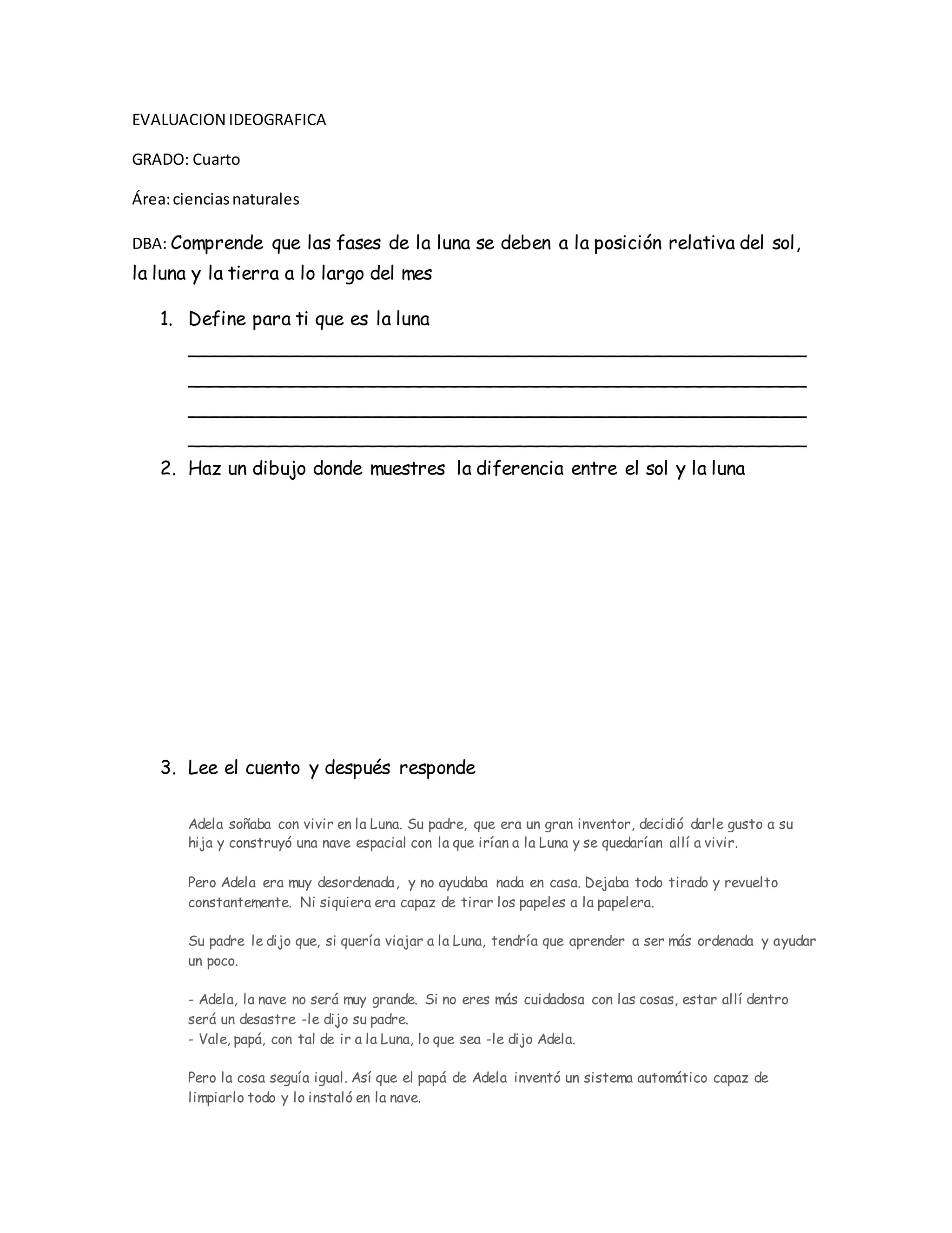 Evaluacion ideografica | DOCX