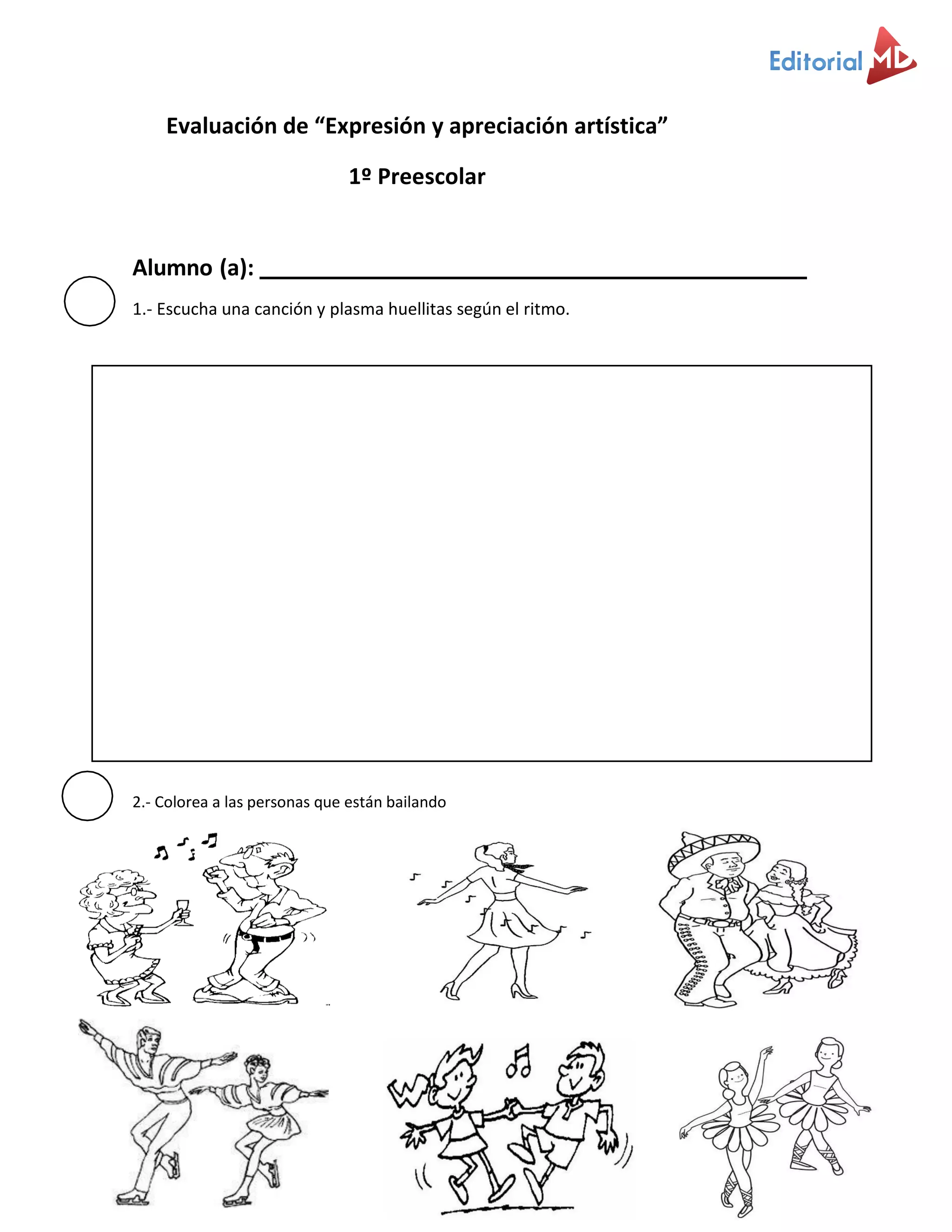 Evaluacion intermedia en preescolar | DOCX