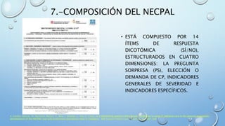 Evaluacion necpal | PPTX