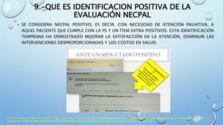 Evaluacion necpal | PPTX