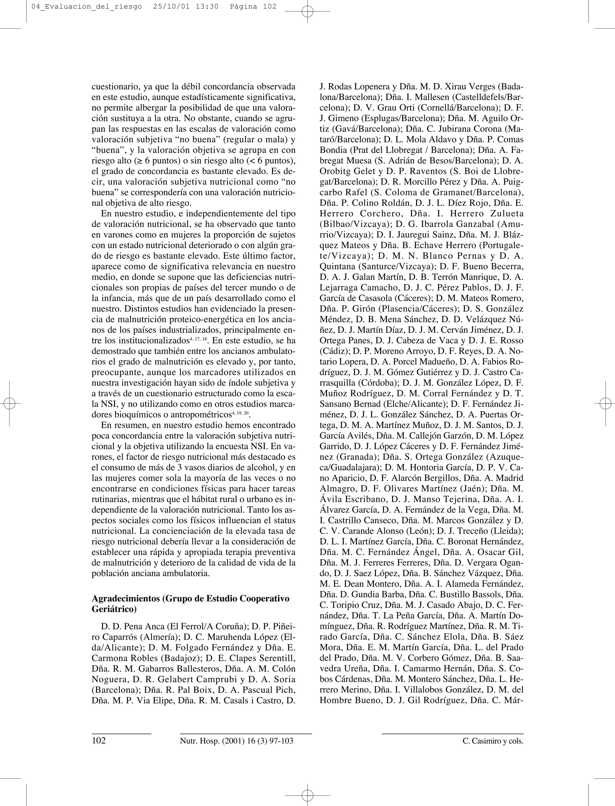 Evaluacionnutricional | PDF