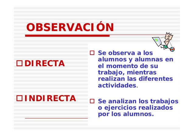 Evaluacion por observacion directa
