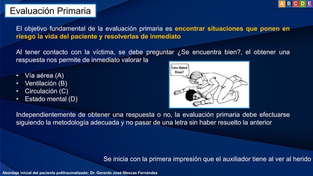 Evaluación primaria (ABCDE) | PPT Evaluación primaria (ABCDE) | PPT