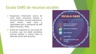 EVALUACION SOCIAL DEL ADULTO MAYOR UNA NECESIDAD ACTUAL | PPTX