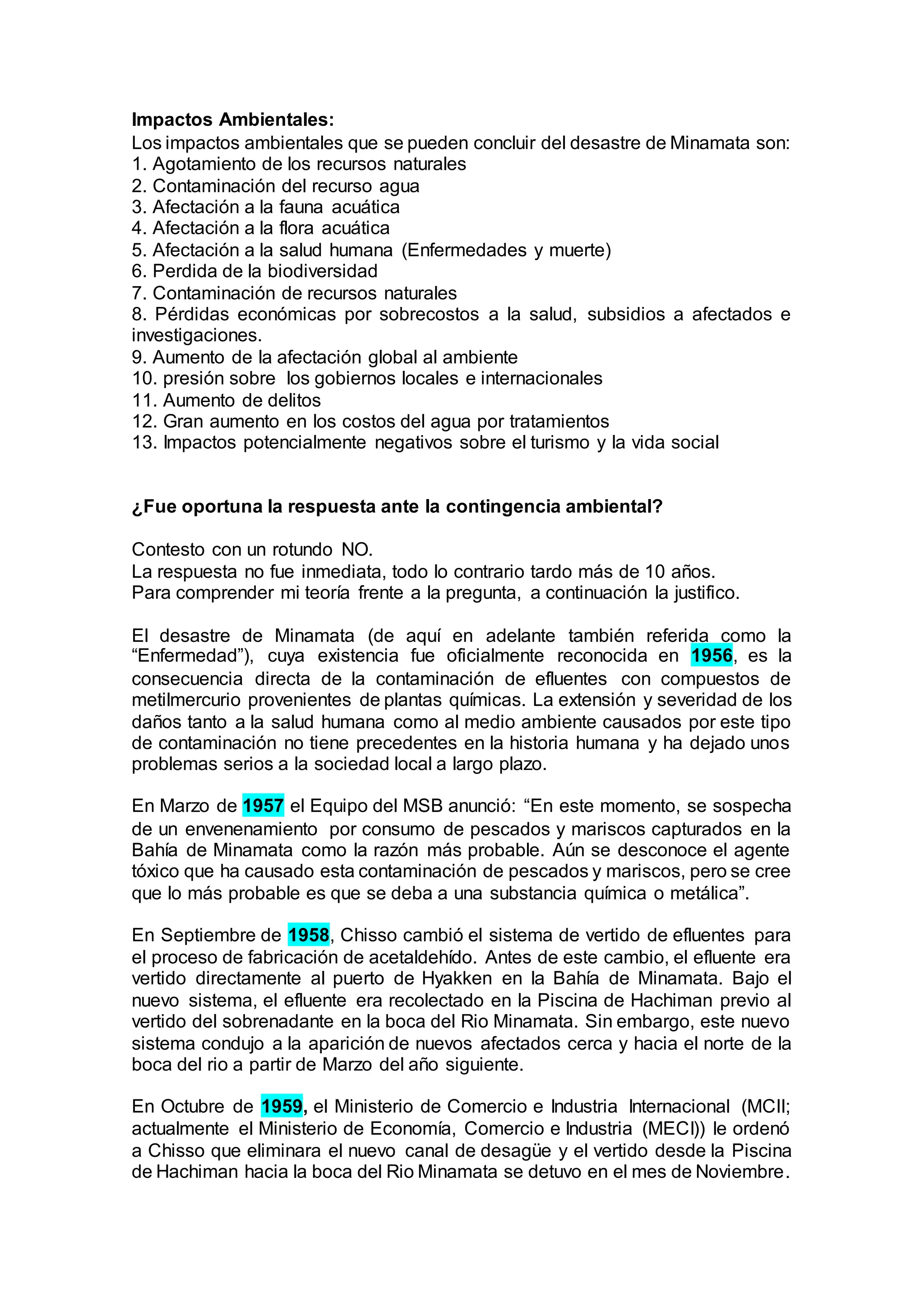 Evaluación y control de la contaminación. temática 1 | DOCX