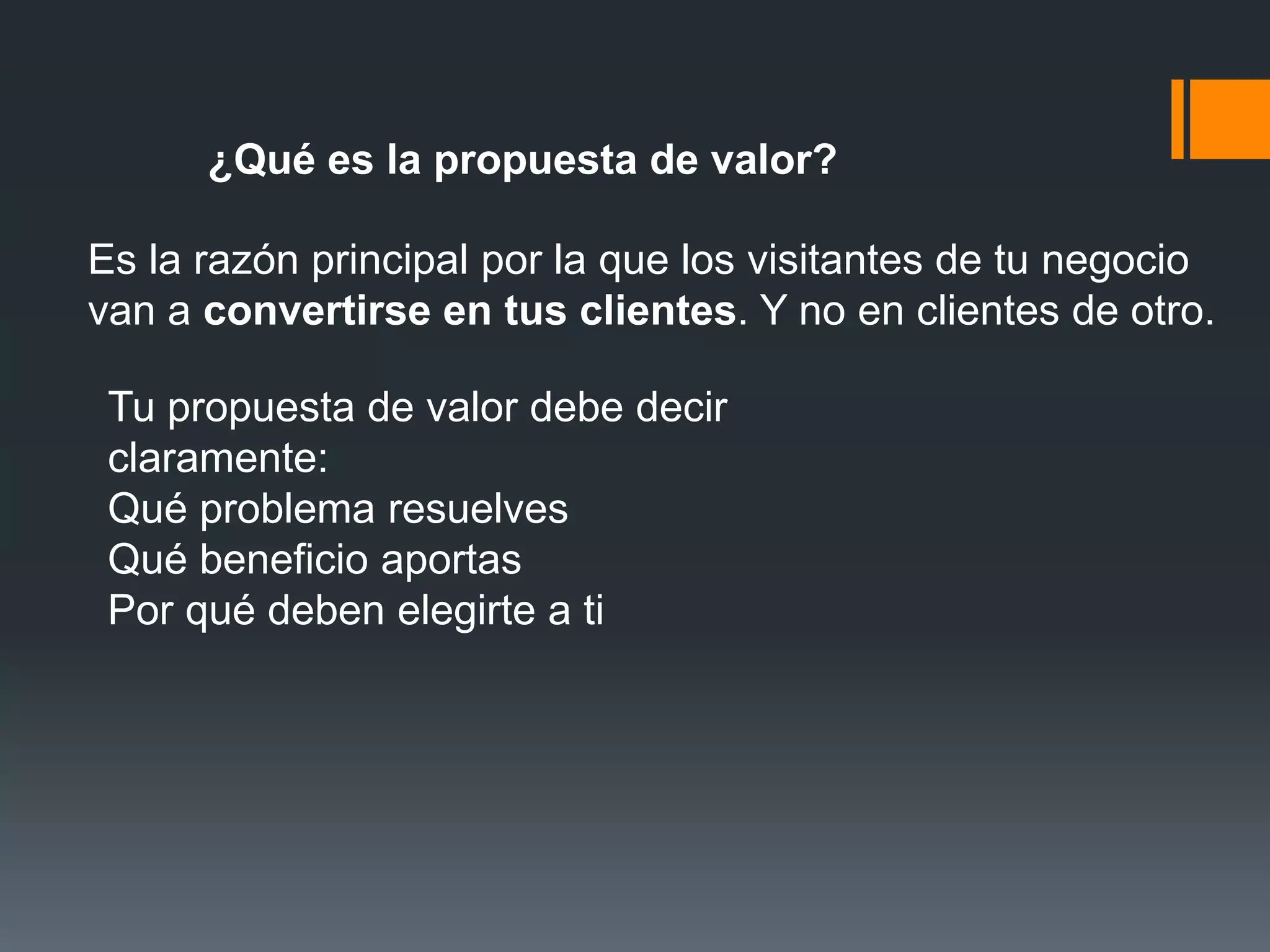 Evaluando la propuesta de valor | PPT