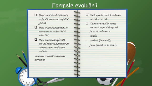 Evaluarea ca metode didactica in invatamant | PPTX