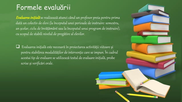 Evaluarea ca metode didactica in invatamant | PPTX