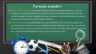 Evaluarea ca metode didactica in invatamant | PPTX