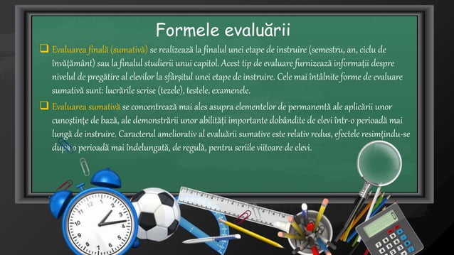 Evaluarea ca metode didactica in invatamant | PPTX