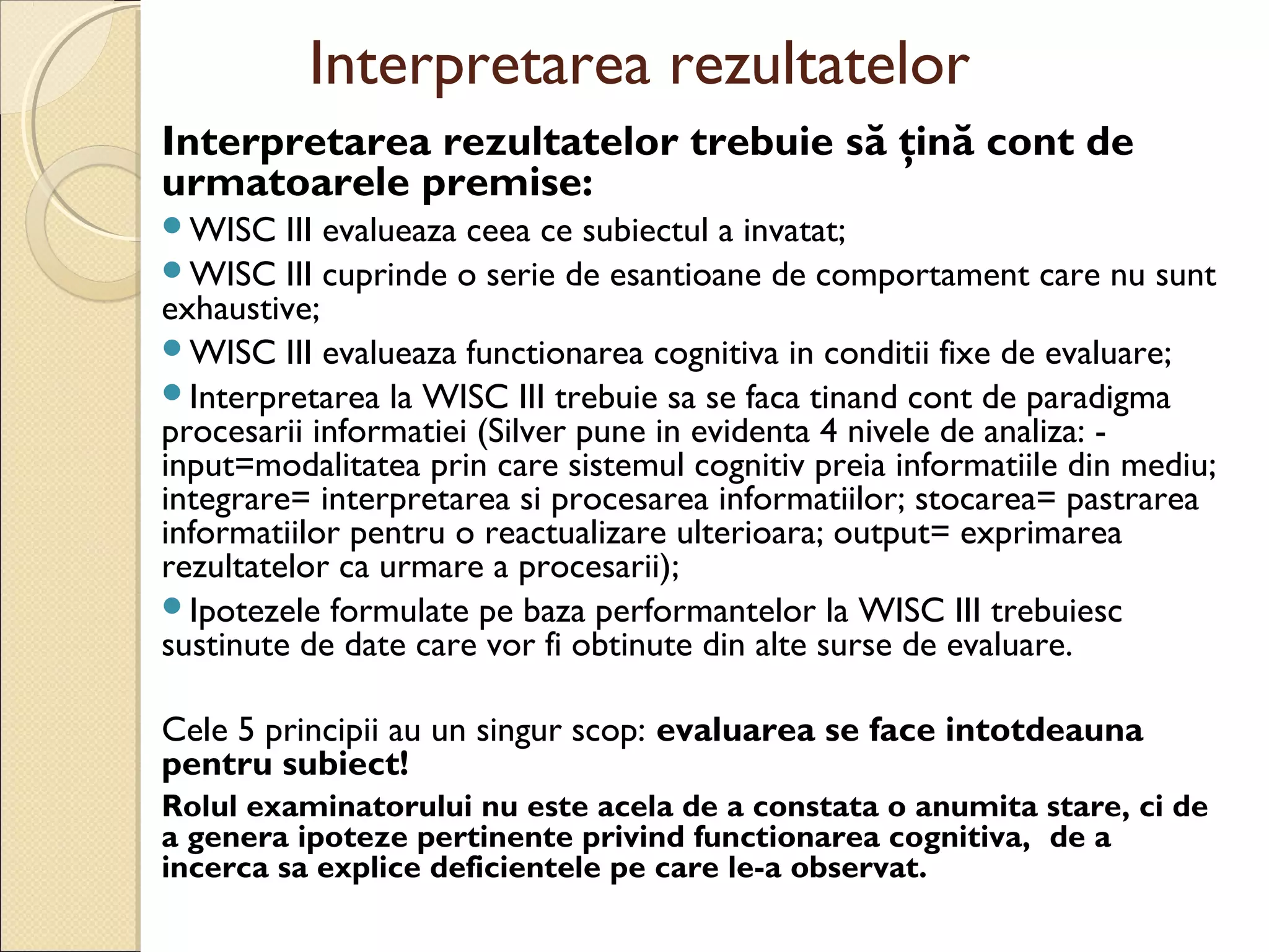 Evaluarea inteligentei-scalele-wechsler-ppt | PPT
