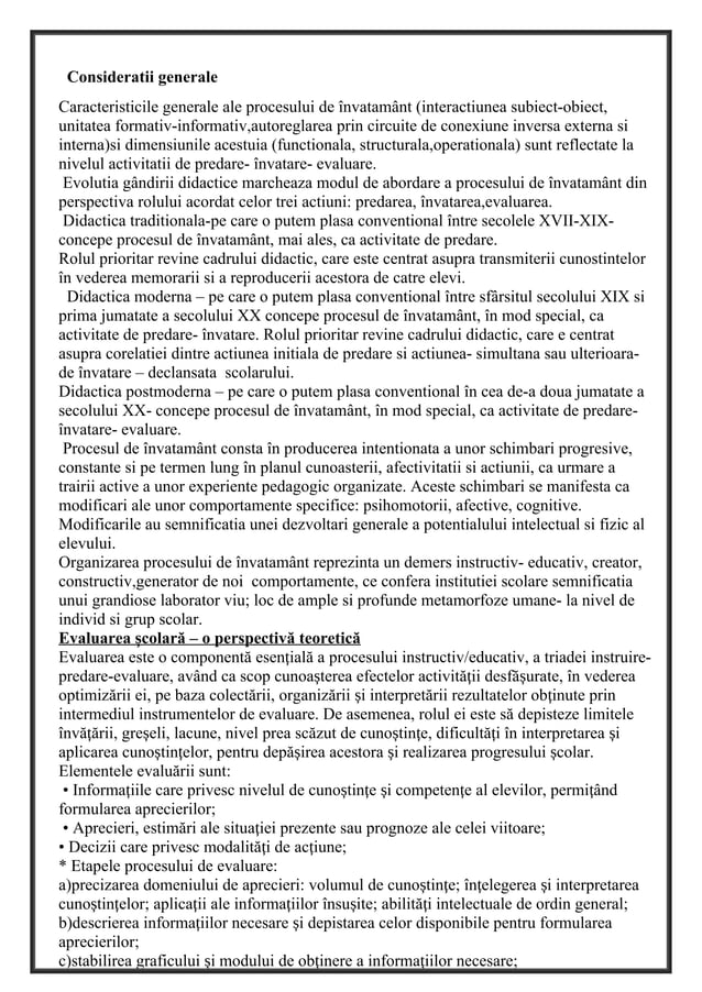 Evaluarea școlară seminar teoretic...docx