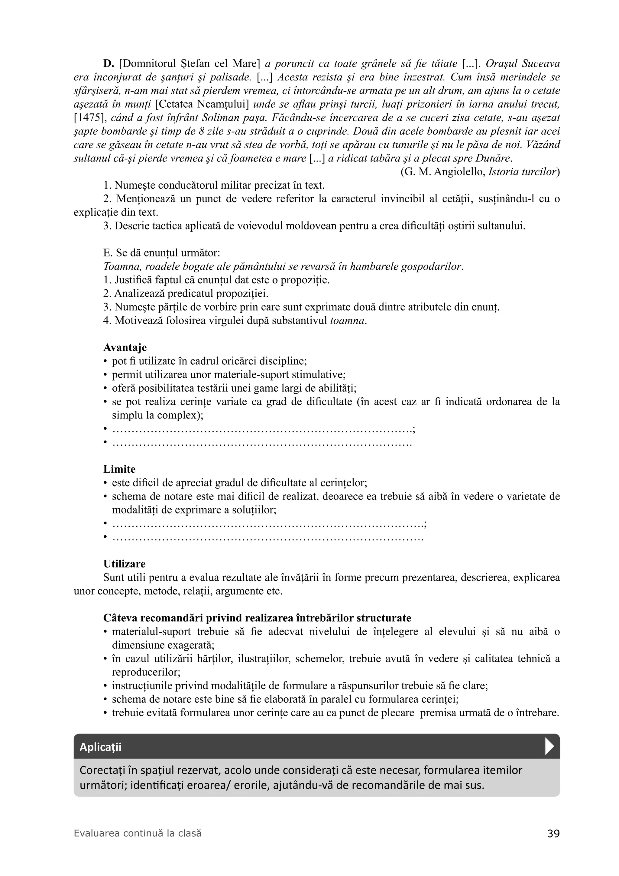 Evaluarea continua la clasa | PDF