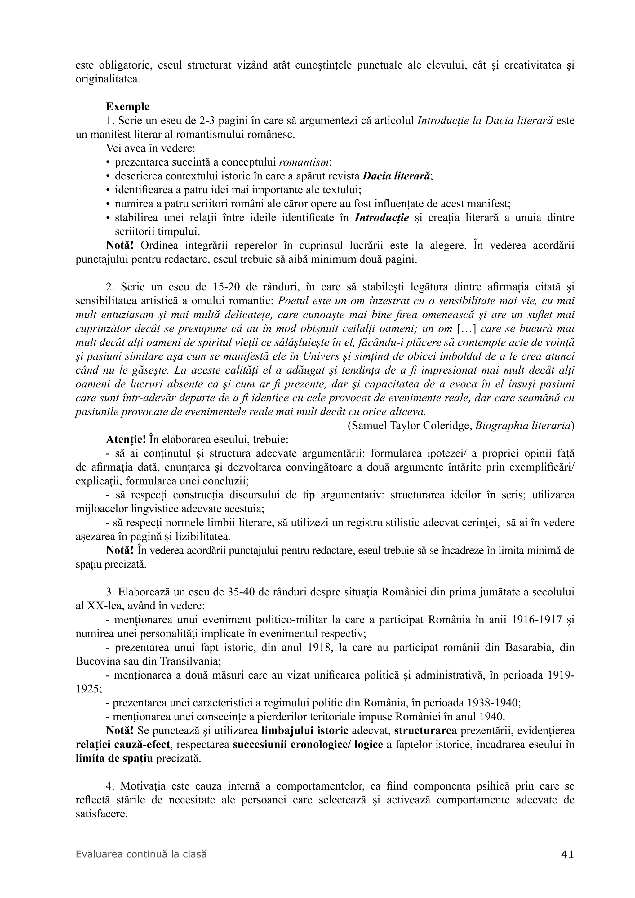Evaluarea continua la clasa | PDF