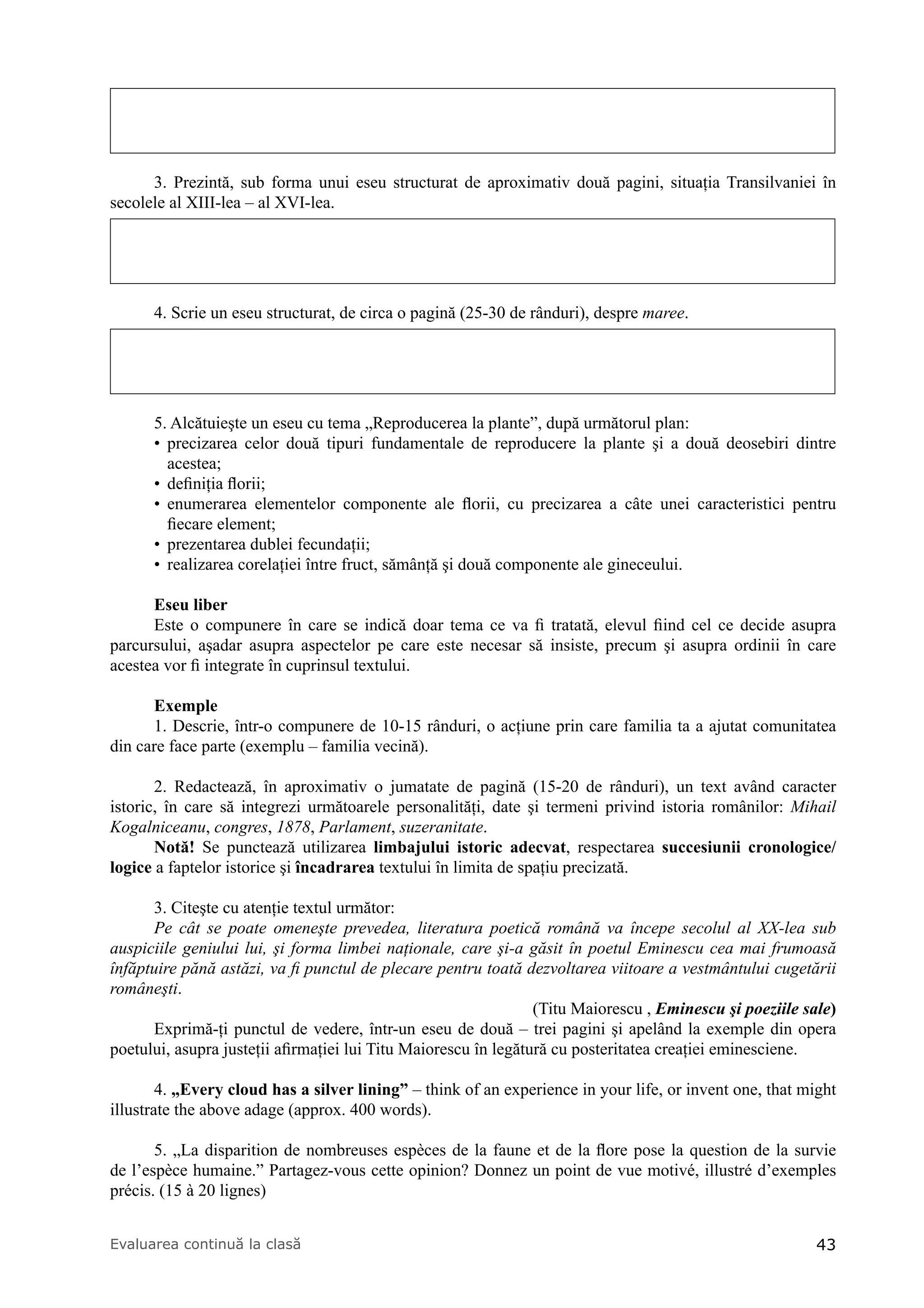 Evaluarea continua la clasa | PDF