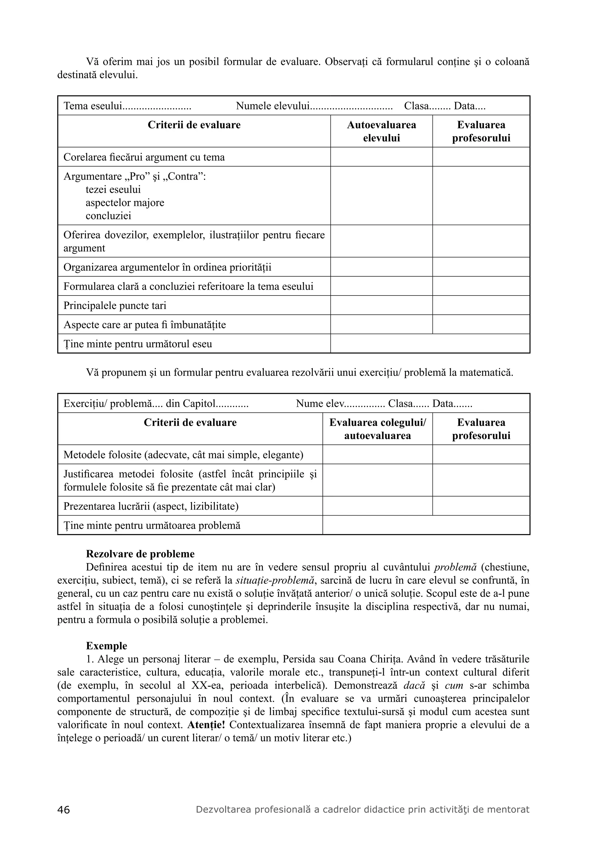 Evaluarea continua la clasa | PDF