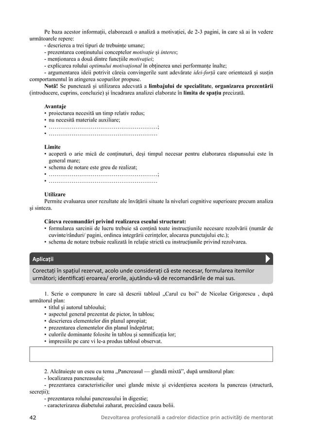 Evaluarea continua la clasa | PDF