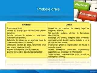 Evaluarea didactica in procesul educational | PPT