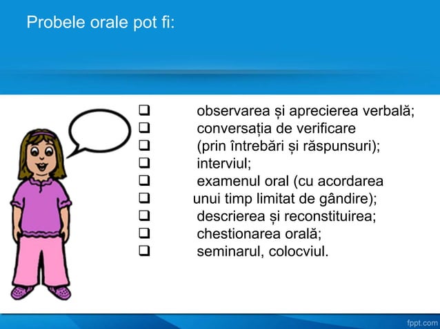 Evaluarea didactica in procesul educational | PPT
