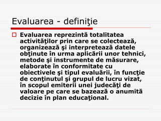 EVALUAREA_in_invatamantul_prescolar.ppt