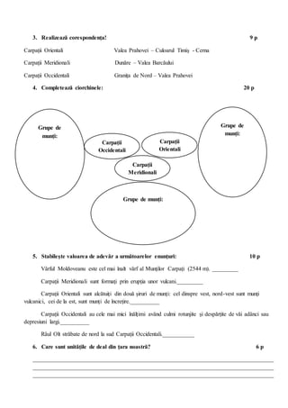 Evaluare munti dealuri_podisuri | PDF