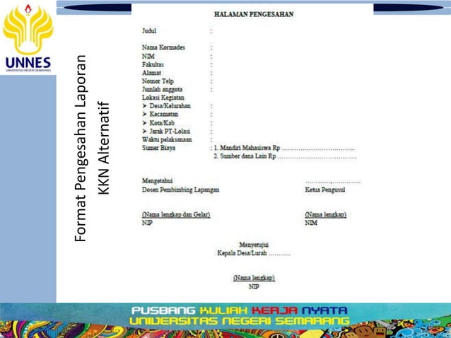 Evaluasi dan pelaporan kkn alternatif | PPT